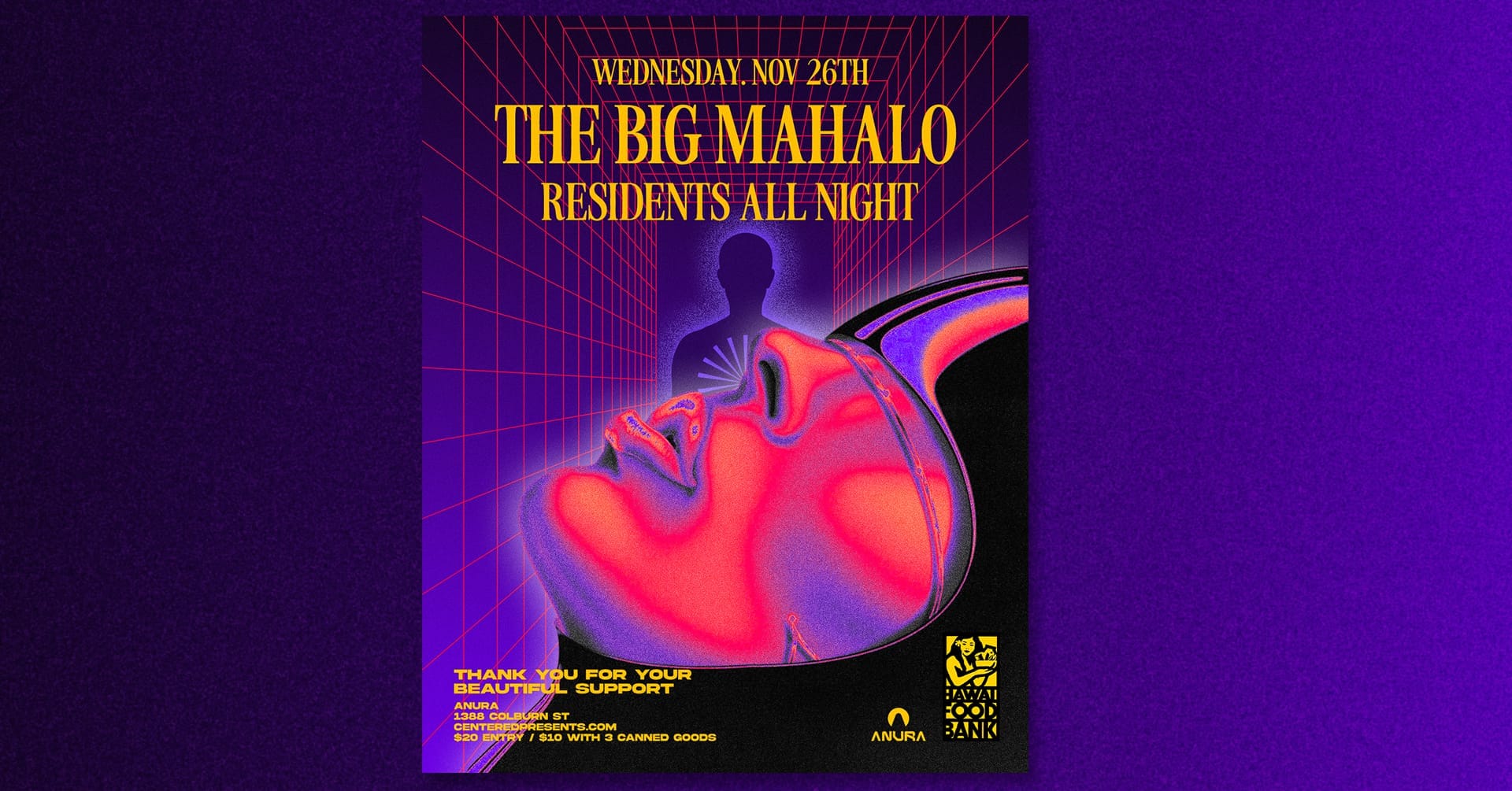 THE BIG MAHALO - CANNED FOOD DRIVE - Anura Honolulu Hawaii